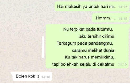 Koleksi Cemerlang 15+ Gambar Chat Wa Yang Romantis
