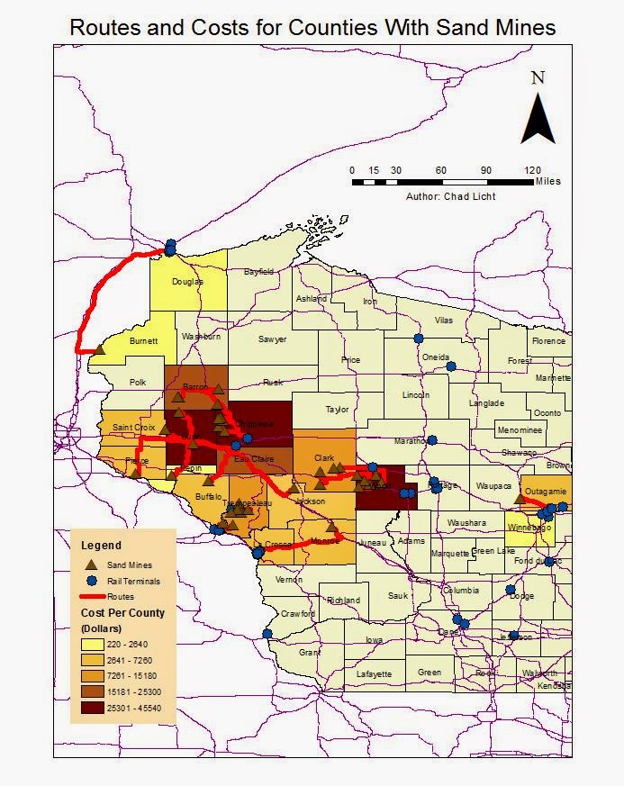 GIS II: Frac Sand Mining In Western Wisconsin