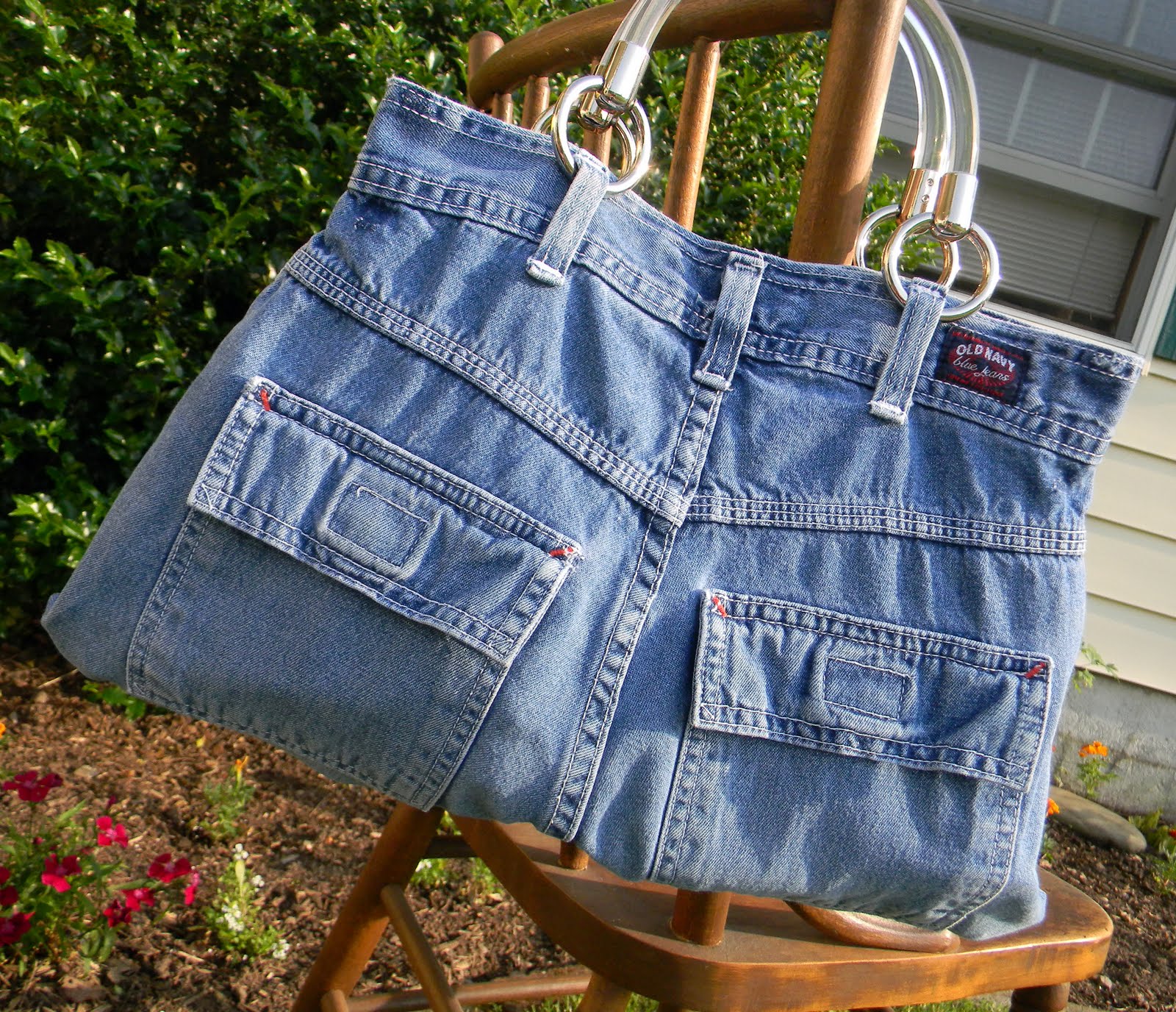 IT’S ALL GOOD.: {a jean purse!}