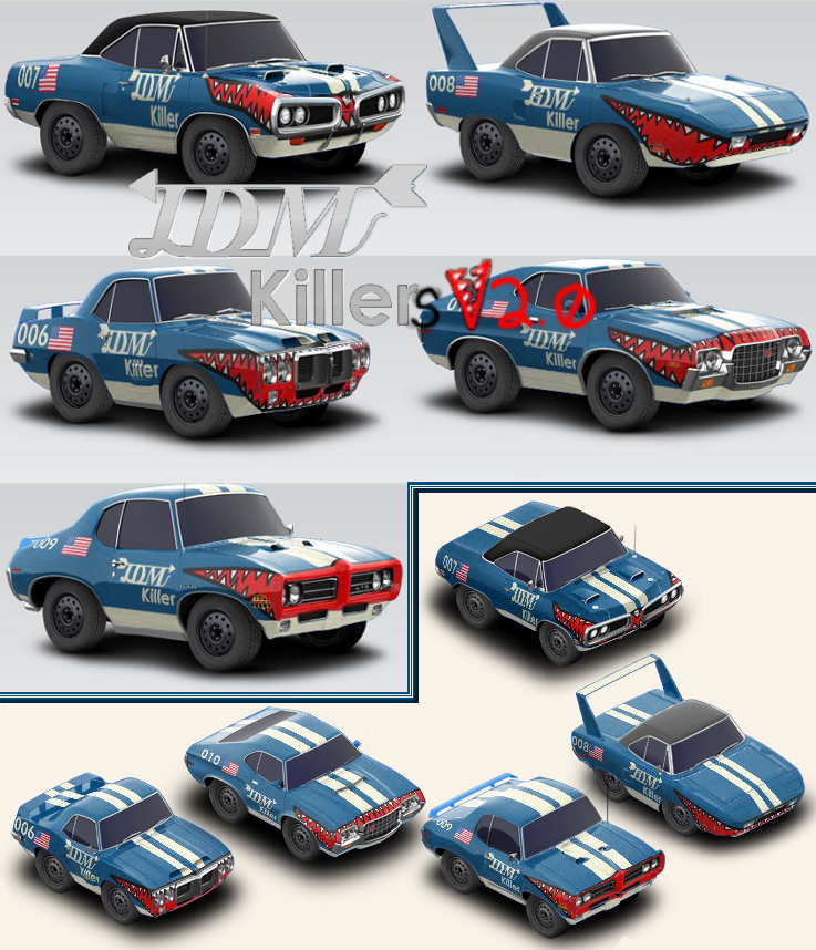 Gargie's Car Town Skins: JDM Killers V2.0