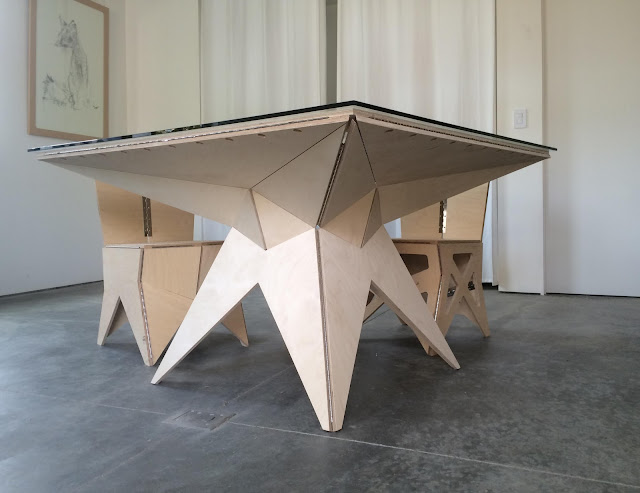 Posts and Reflections: Origami Table