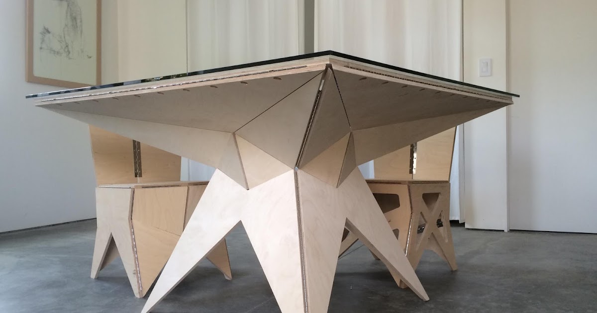 Posts and Reflections: Origami Table