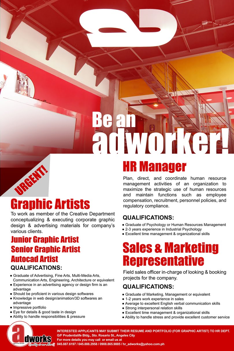 Adworks Philippines: HIRING