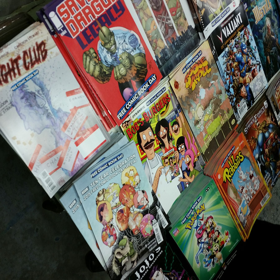 Idle Hands: Free Comic Book Day 2015 at The Comic Crypt + 44 Mini Comic ...