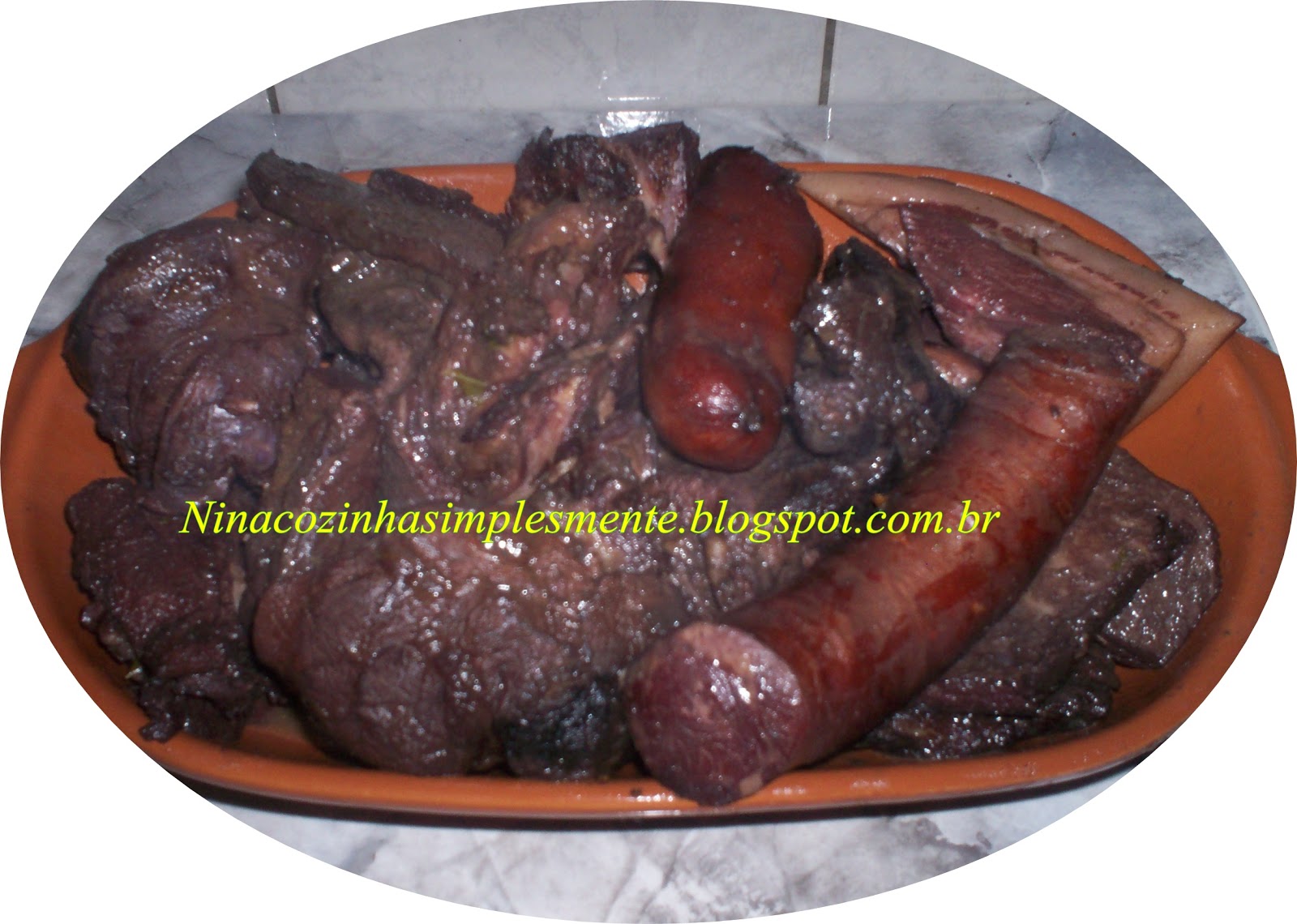 Nina Cozinha Simplesmente: "Feijoada de feijão preto"