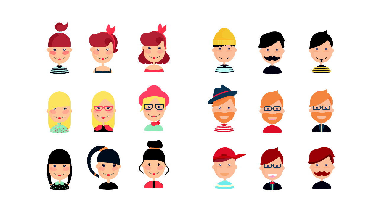 Person, Man, Woman PowerPoint vector file free download (사람 파워포인트 아이콘 ...