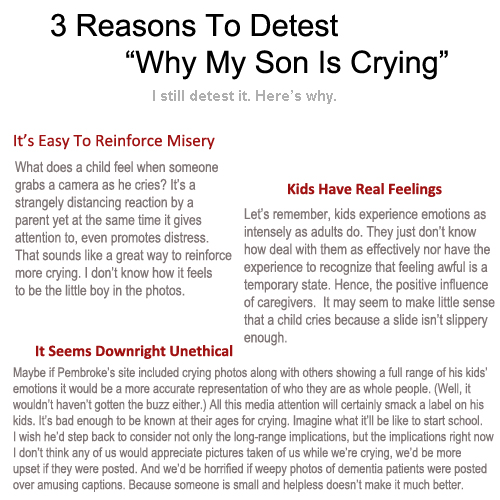 kids crying: why my son is crying -3 Reasons-