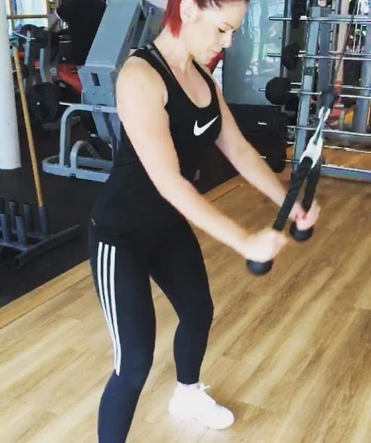 Back exercises: straight arm pull down - Gym And Fitness