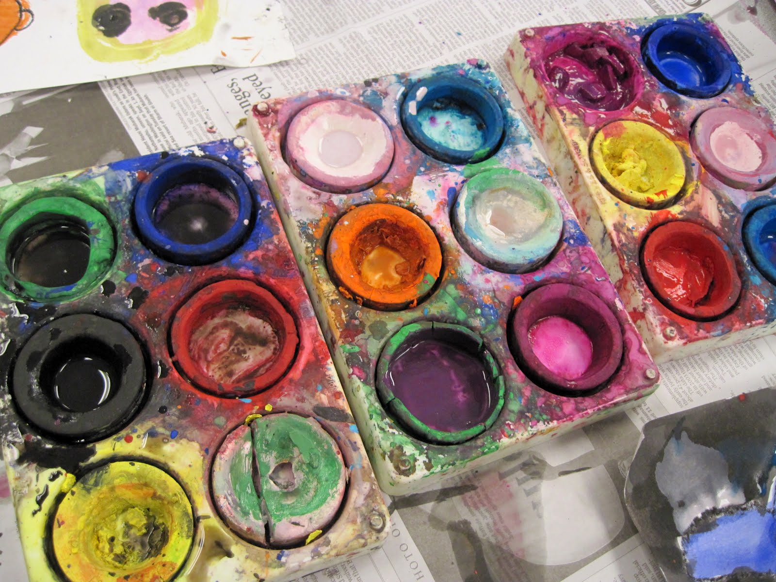 There's a Dragon in my Art Room: Such a fun messy day