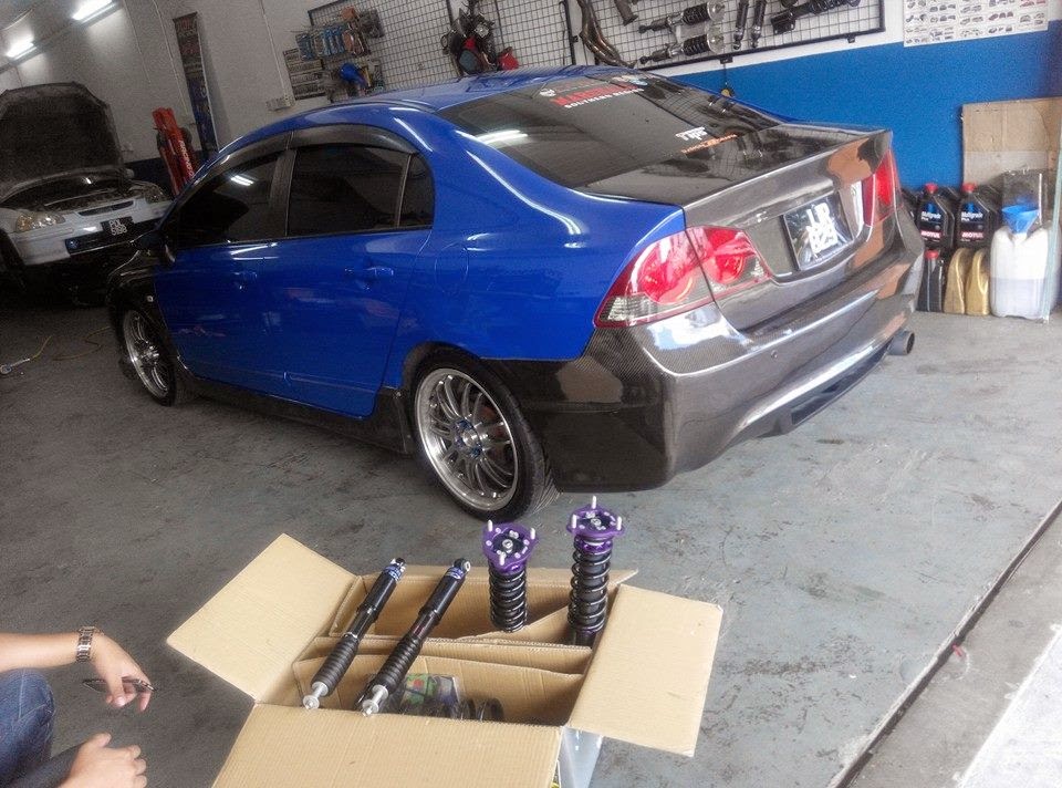 JDM Spec Racing: Honda Civic Fd1 full carbon body kit today come and ...