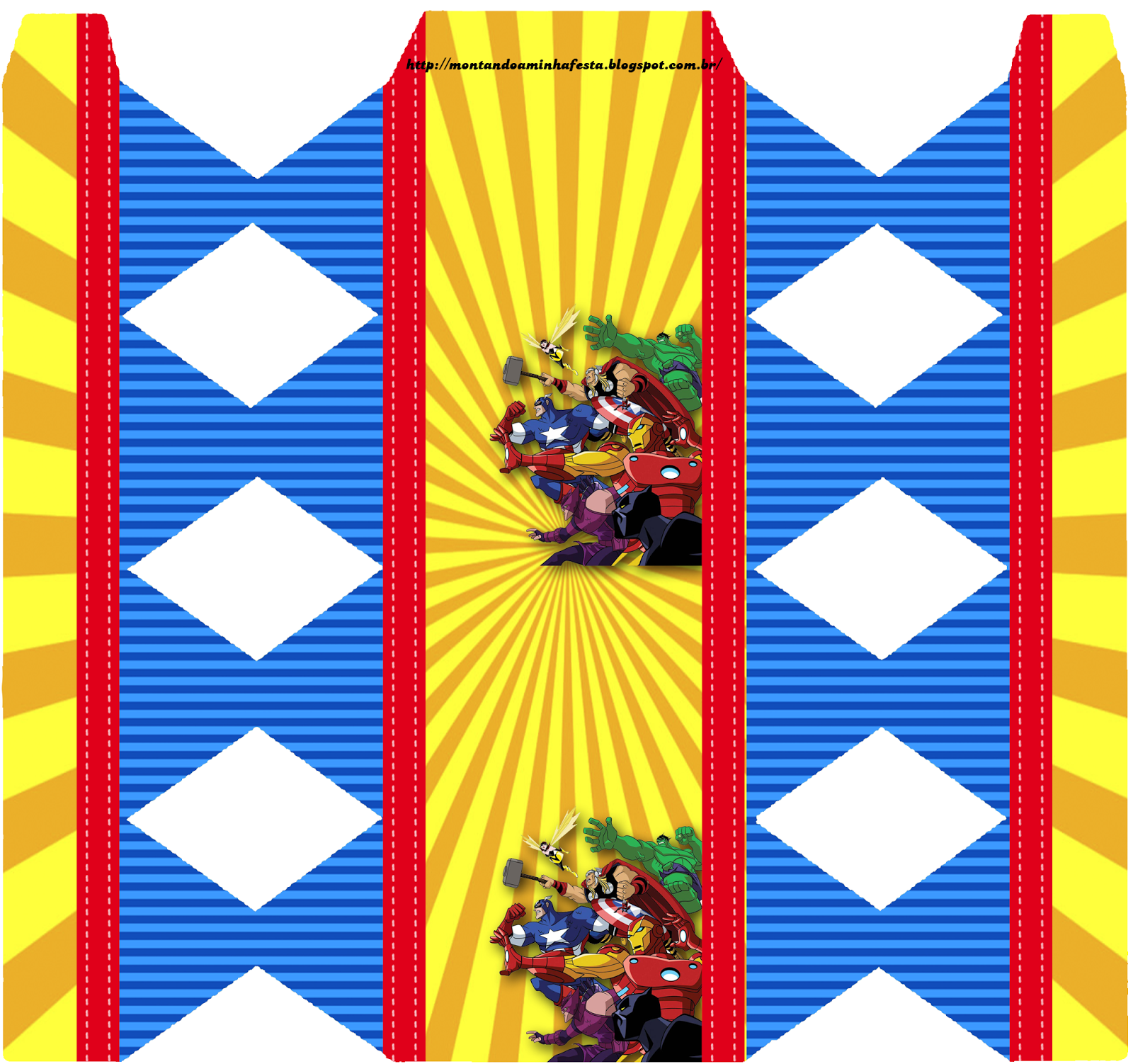 Avengers Comic Version: Free Printable Boxes. - Oh My Fiesta! for Geeks