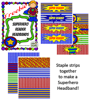 Classroom Freebies Too: Super Readers Headbands