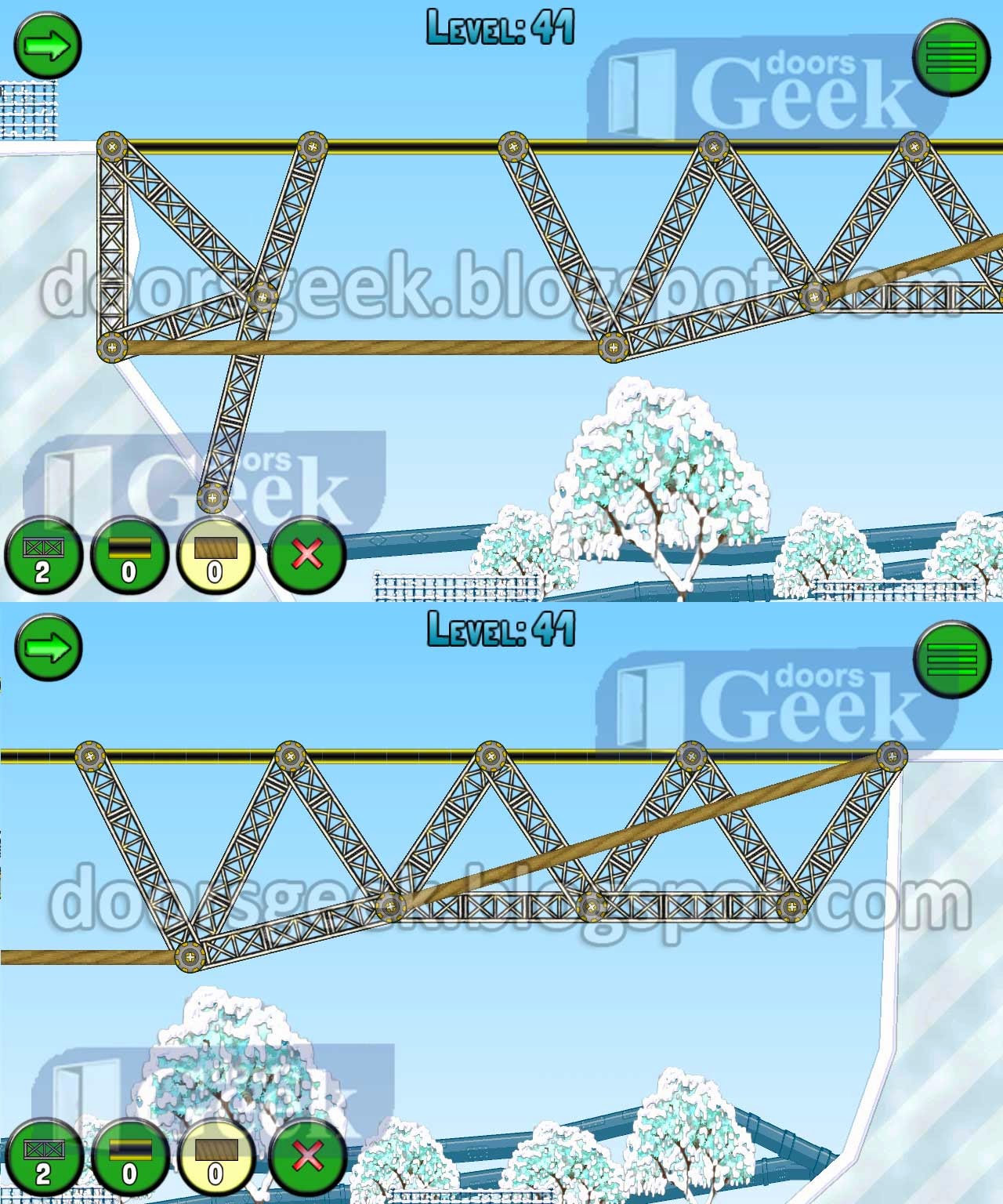 Frozen Bridges [Car 2] - Level 41 ~ Doors Geek