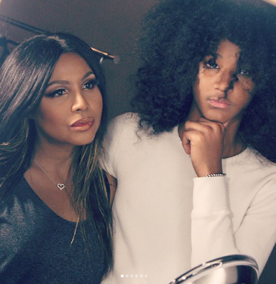 Toni Braxton shares cute photos with her son as he turns 14