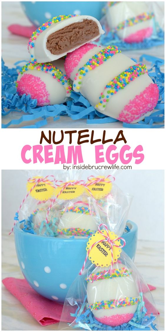 Nutella Cream Eggs Recipe - Girls Dishes