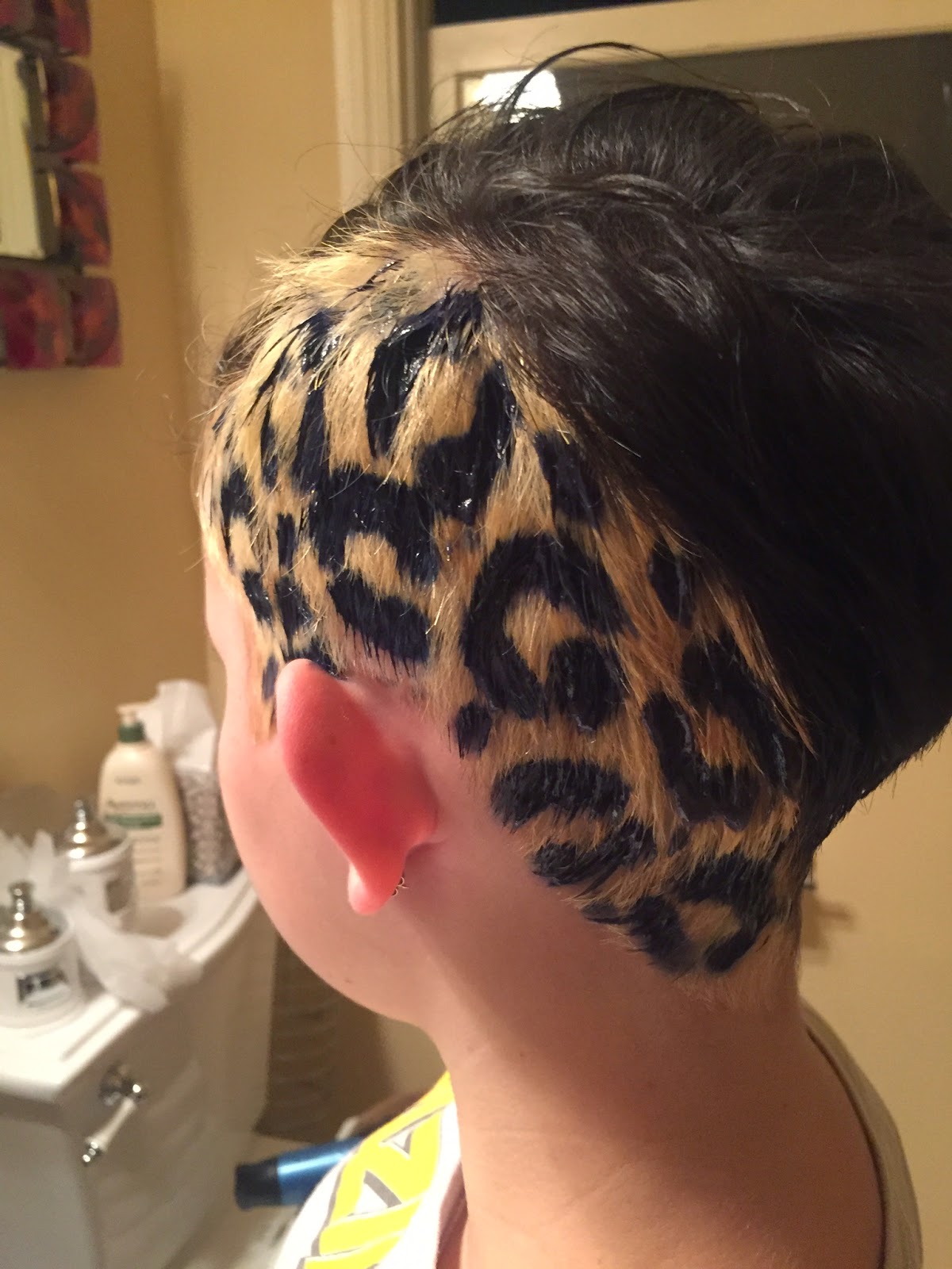 The Crafty Scarlet Raven: Leopard Print Hair