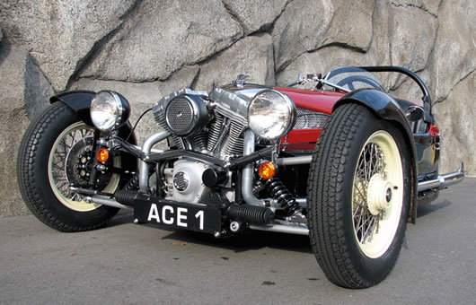 Cool Stuff We Like: ACE Cycle-Car Morgan Three-Wheeler Reproduction