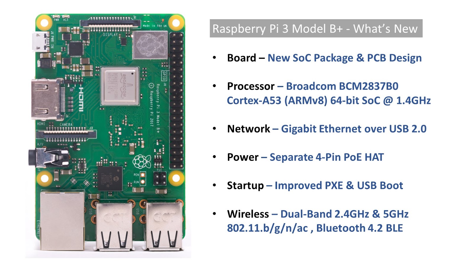 Raspberry Pi 3 Model B+ - Deep Dive - What's New , Real & UnChanged
