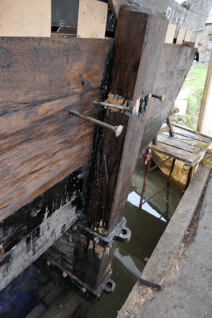 Shamrock (A Tamar Sailing Barge): Sternpost