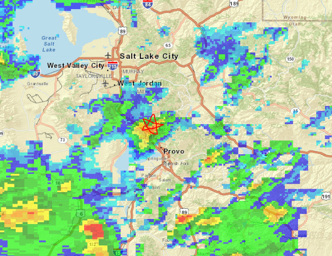 Brian Blaylock's Weather Blog: First sighting of snow!