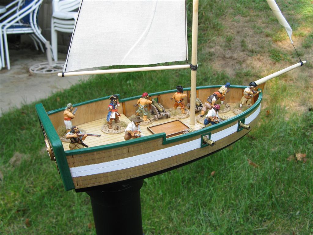 AJ's Wargaming Blog: Finished Pirate Sloop