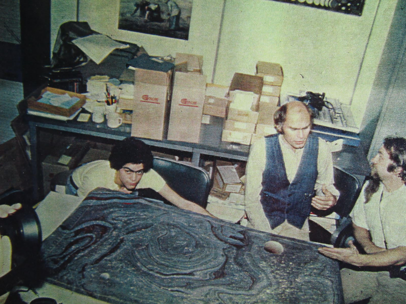 Marbling: David W. Teske star maps, marbleized