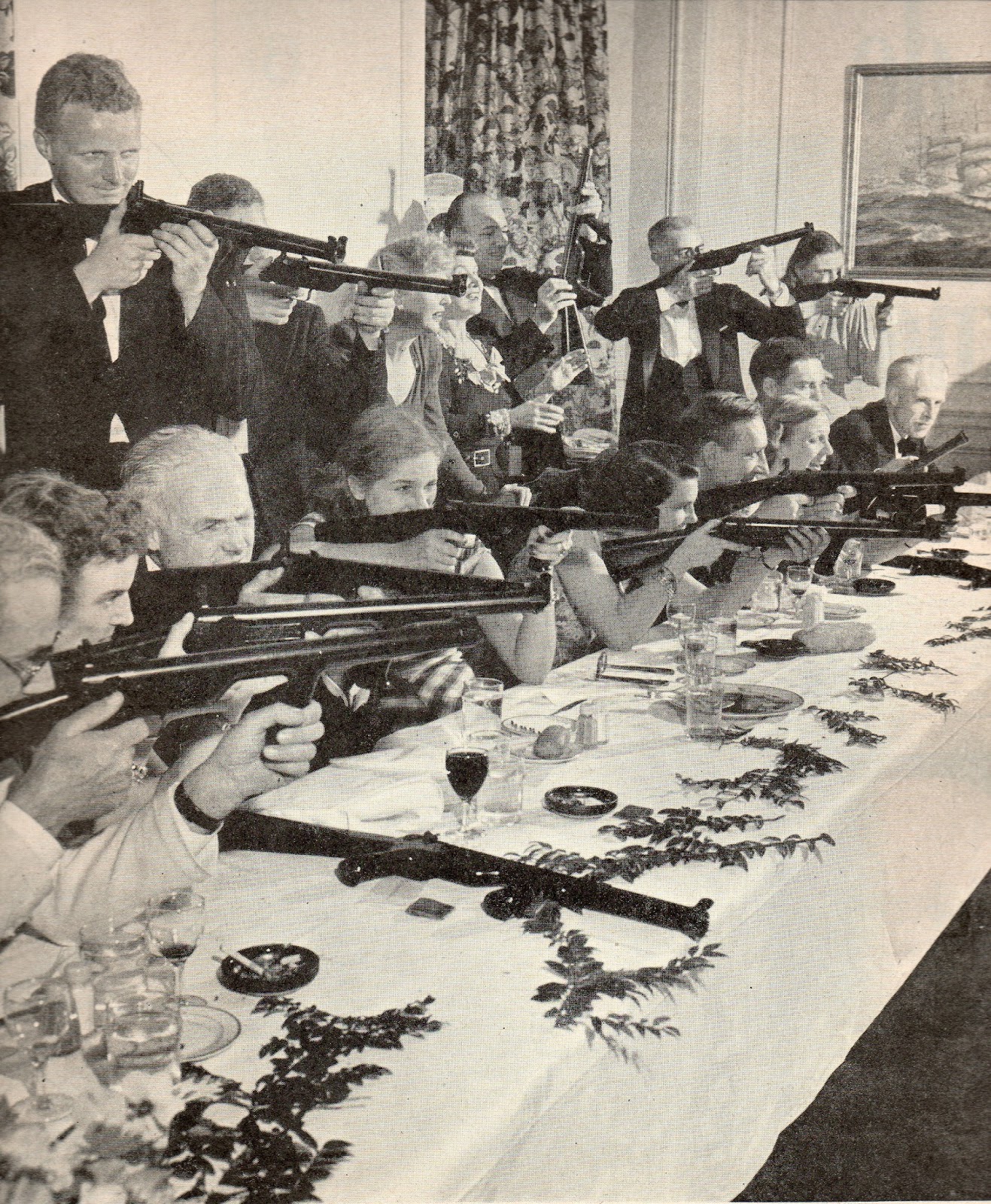Burlesque Dancers As Game: Pictures of a Gunmaker Melvin Johnson's ...