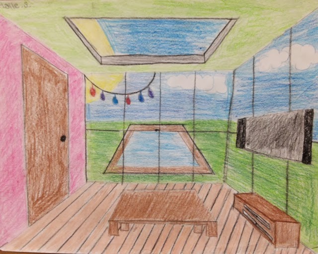 Mrs. Smiley's Art Room: Sixth Grade Perspective Drawing