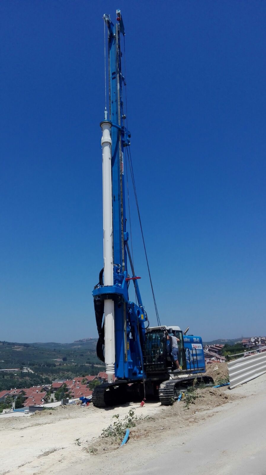 The New Soilmec SR-45 Piling Rig is in Turkey