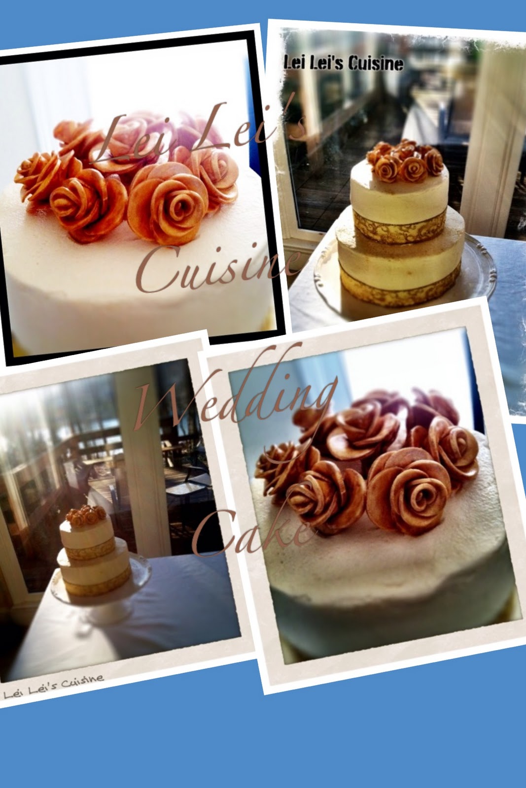 Lei Lei's Cuisine: December Intimate Wedding Cake