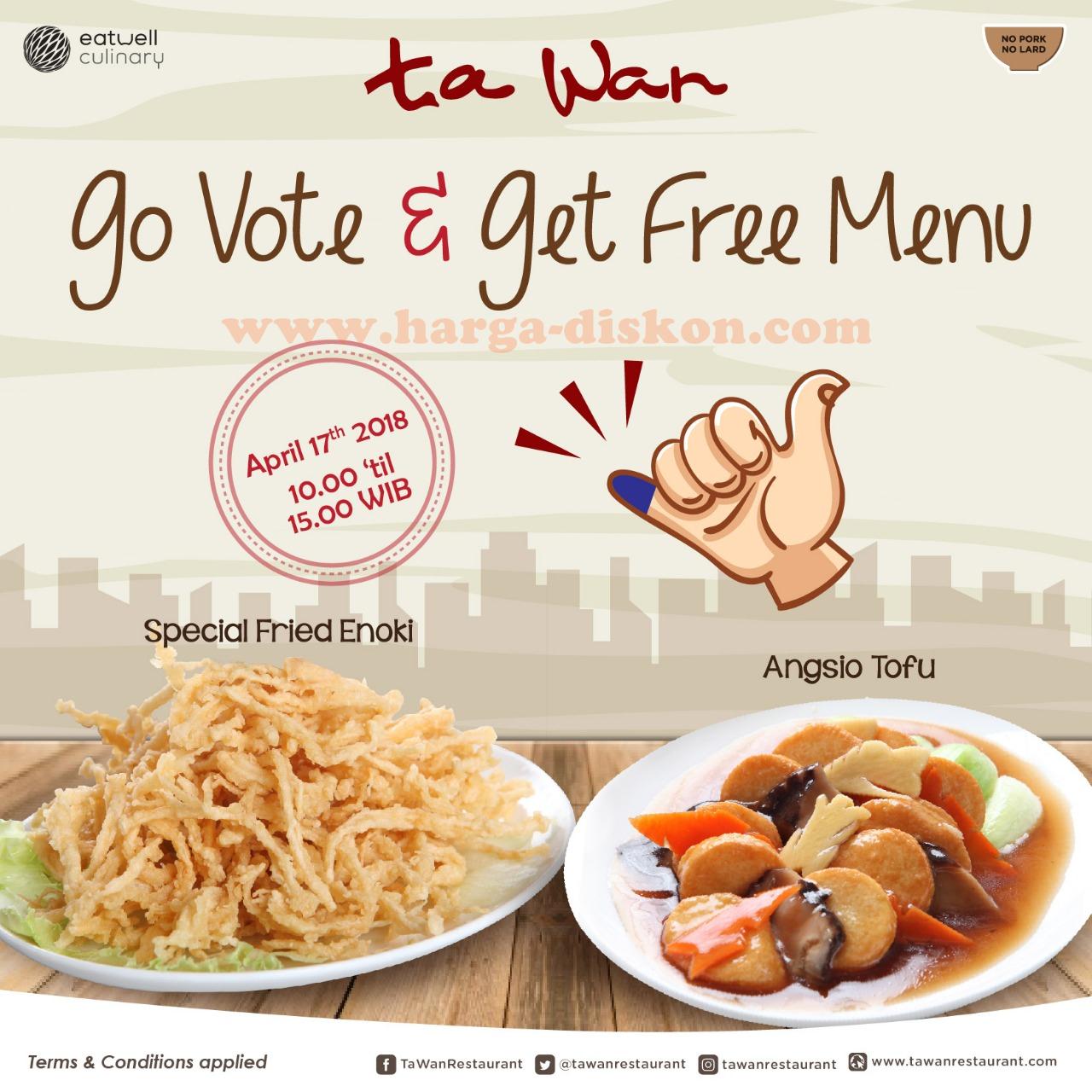 Promo Ta Wan Restauran Terbaru