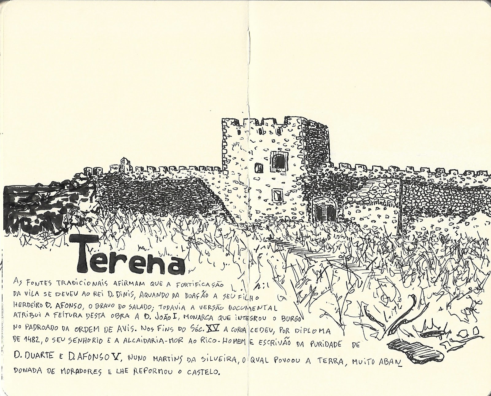 velho observador: Castelo de Terena