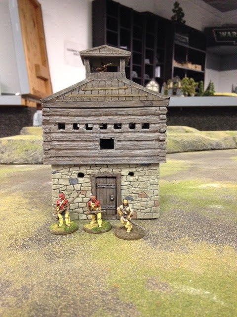 Während des Krieges: Last of the Mohicans and Blockhouse