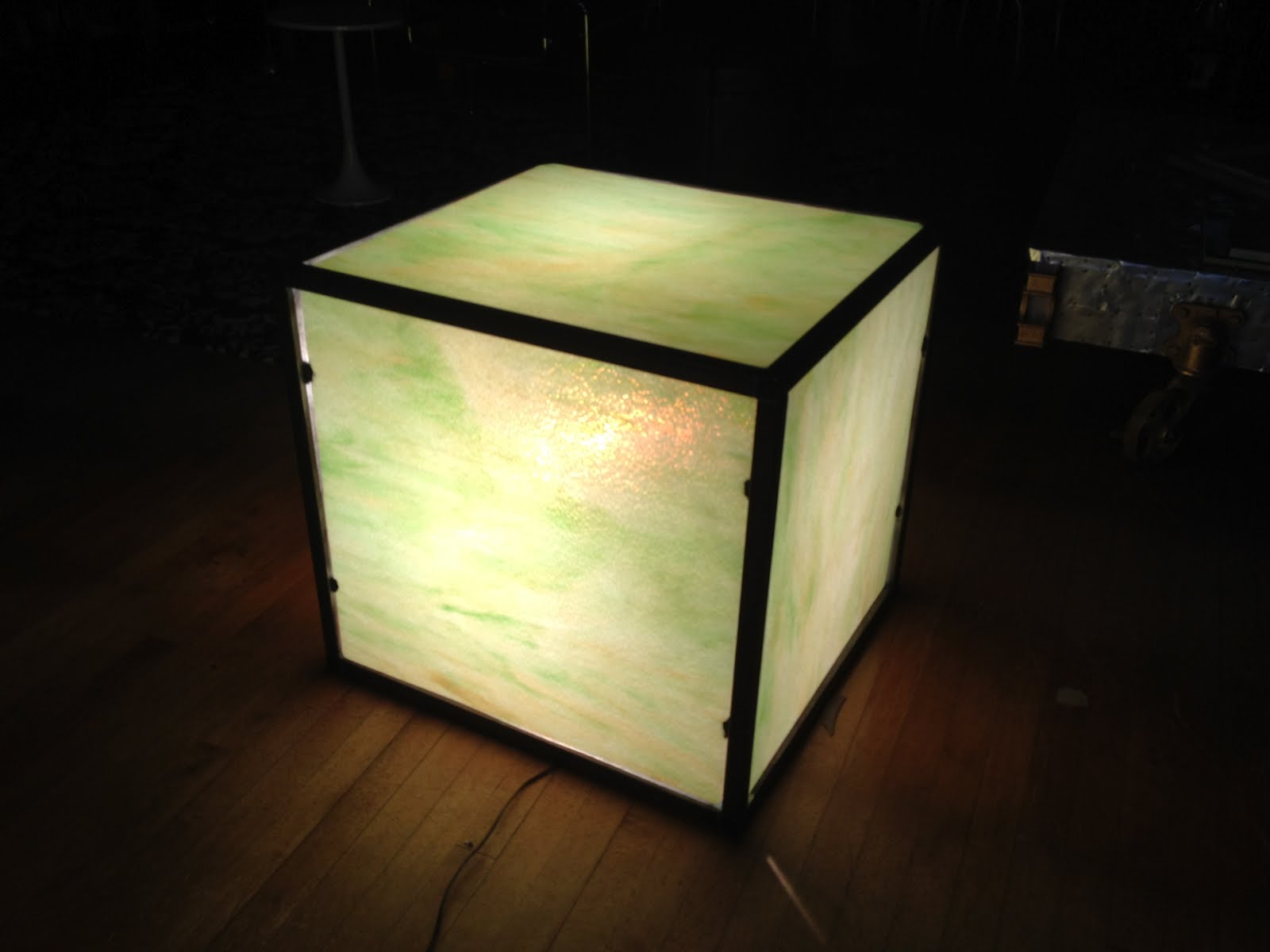 Art and Design by Jeremiah: stained glass cube light boxes
