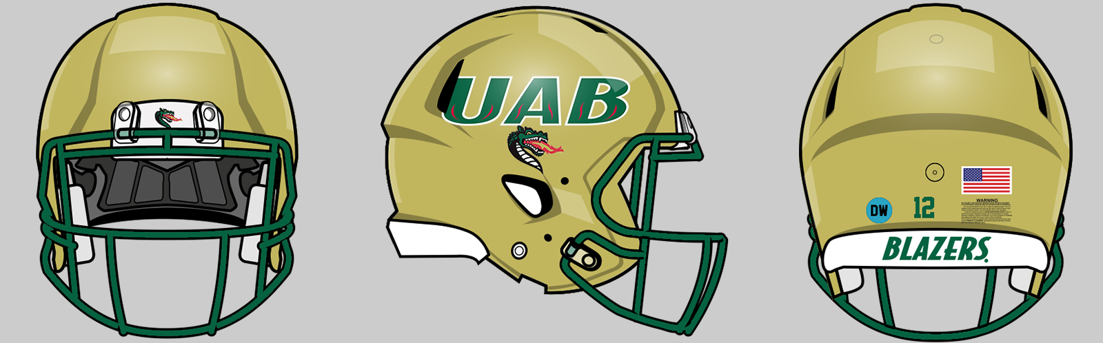 UAB Football Uniform Tracker: Helmet History