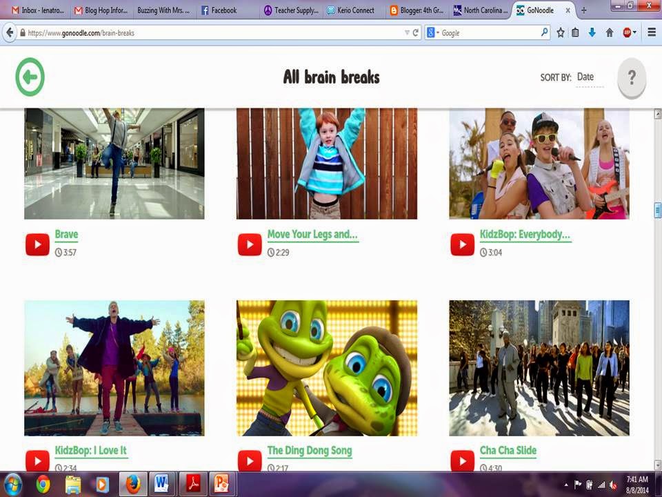 4th Grade with Glitter: You Oughta know about GoNoodle