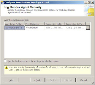 SQL Server Hints: Sample Replication Peer-To-Peer SQL Server 2008