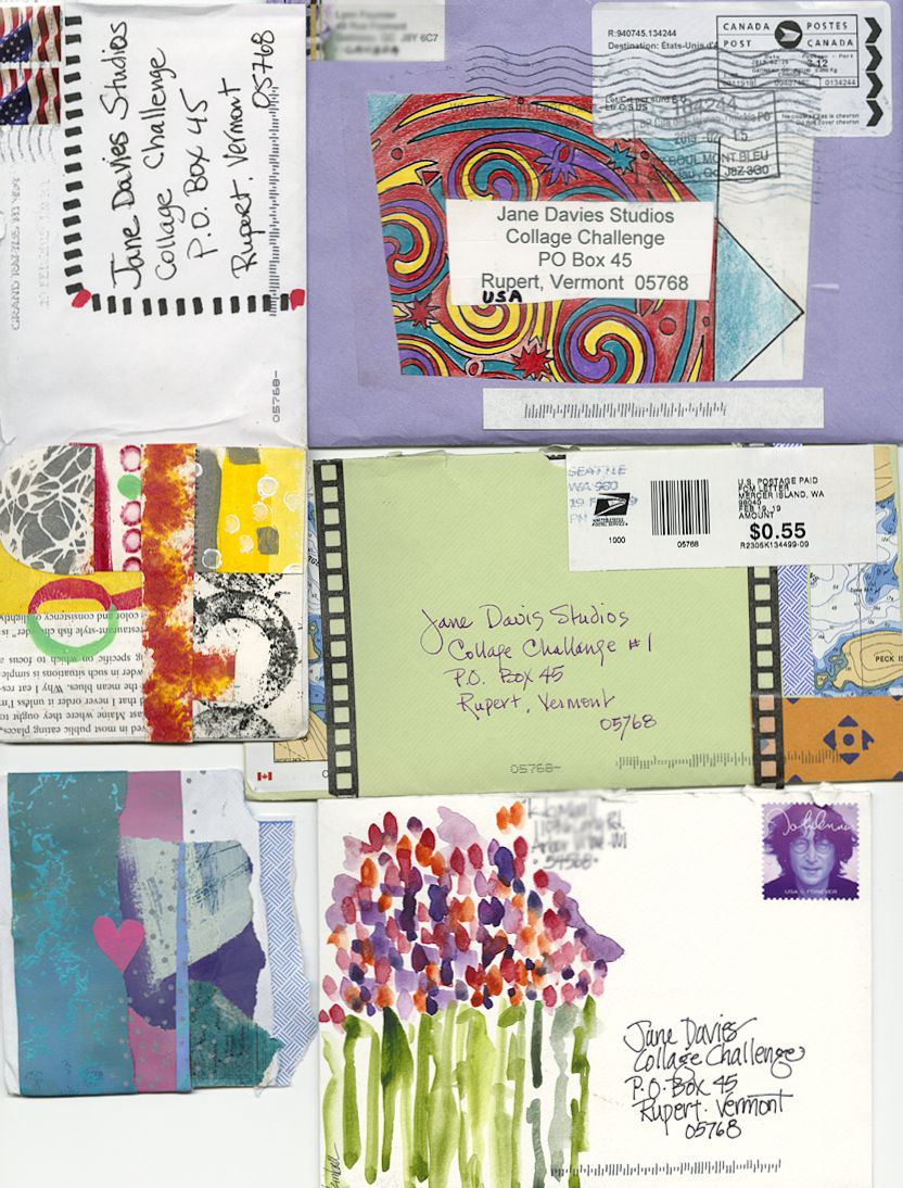 collage journeys by Jane Davies: Collage Challenge #1 Winners