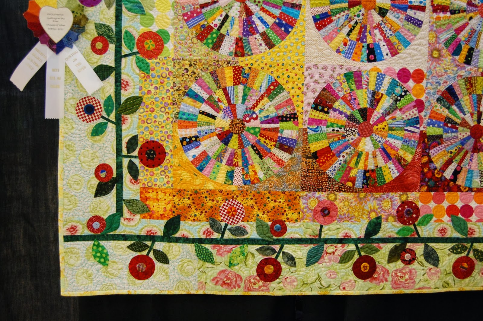 Scraps and Threadtales: Quilt Show - ribbon winners