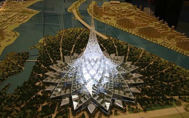 The Flying Tortoise: A Vision Of The Future. A City In A Building...