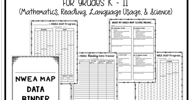 Cheers to School: NWEA MAP Data Progress Trackers with a Freebie!