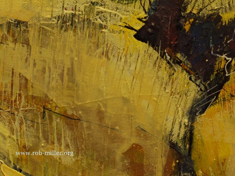 Paintings above Bolton near Chapeltown by Lancashire artist Rob Miller