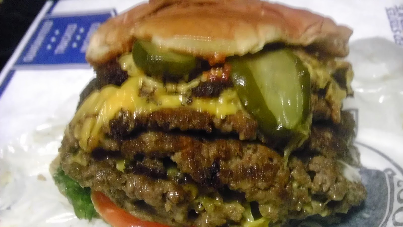 Steak n Shake's 7x7 Burger is like Kryptonite for Vegetarians.