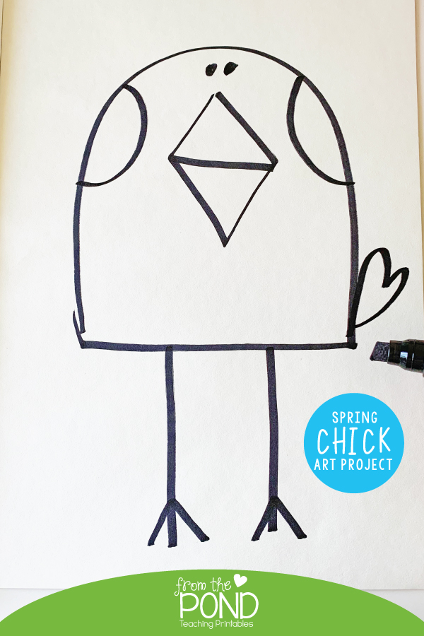Spring Chick Art Project | From the Pond