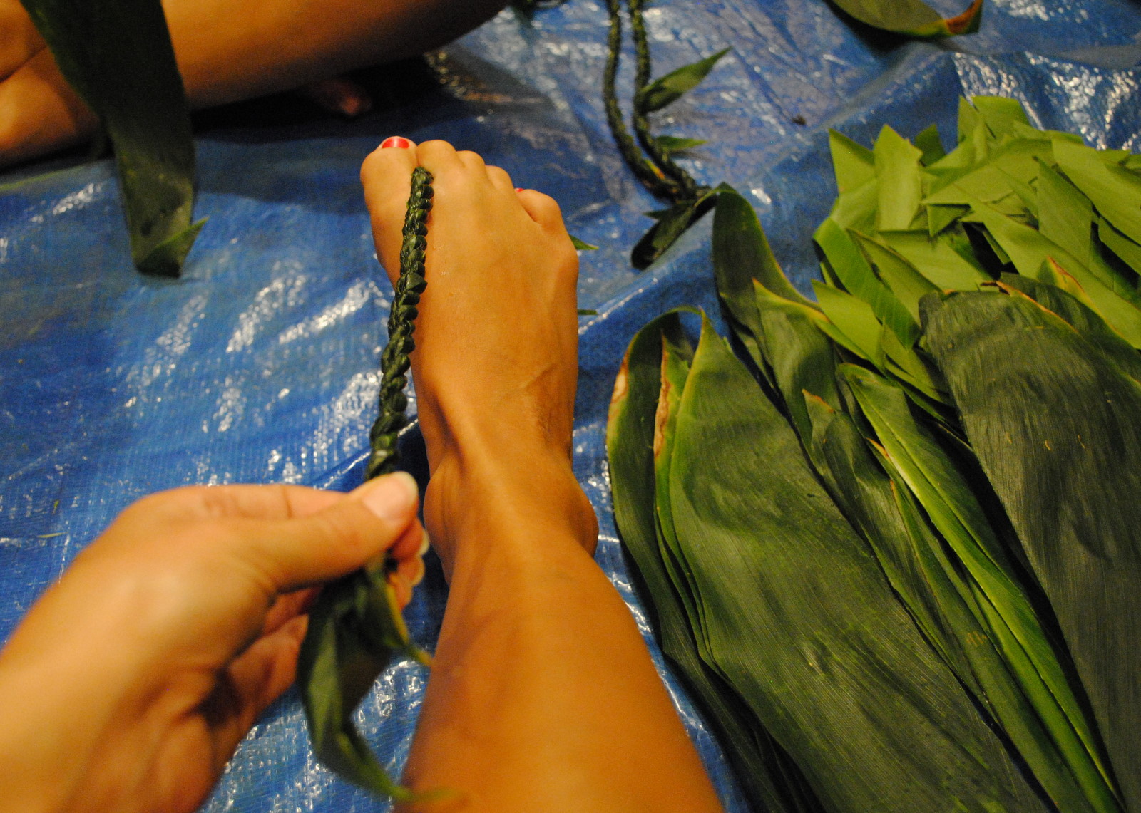 Far from Fowlerville: Lei Making