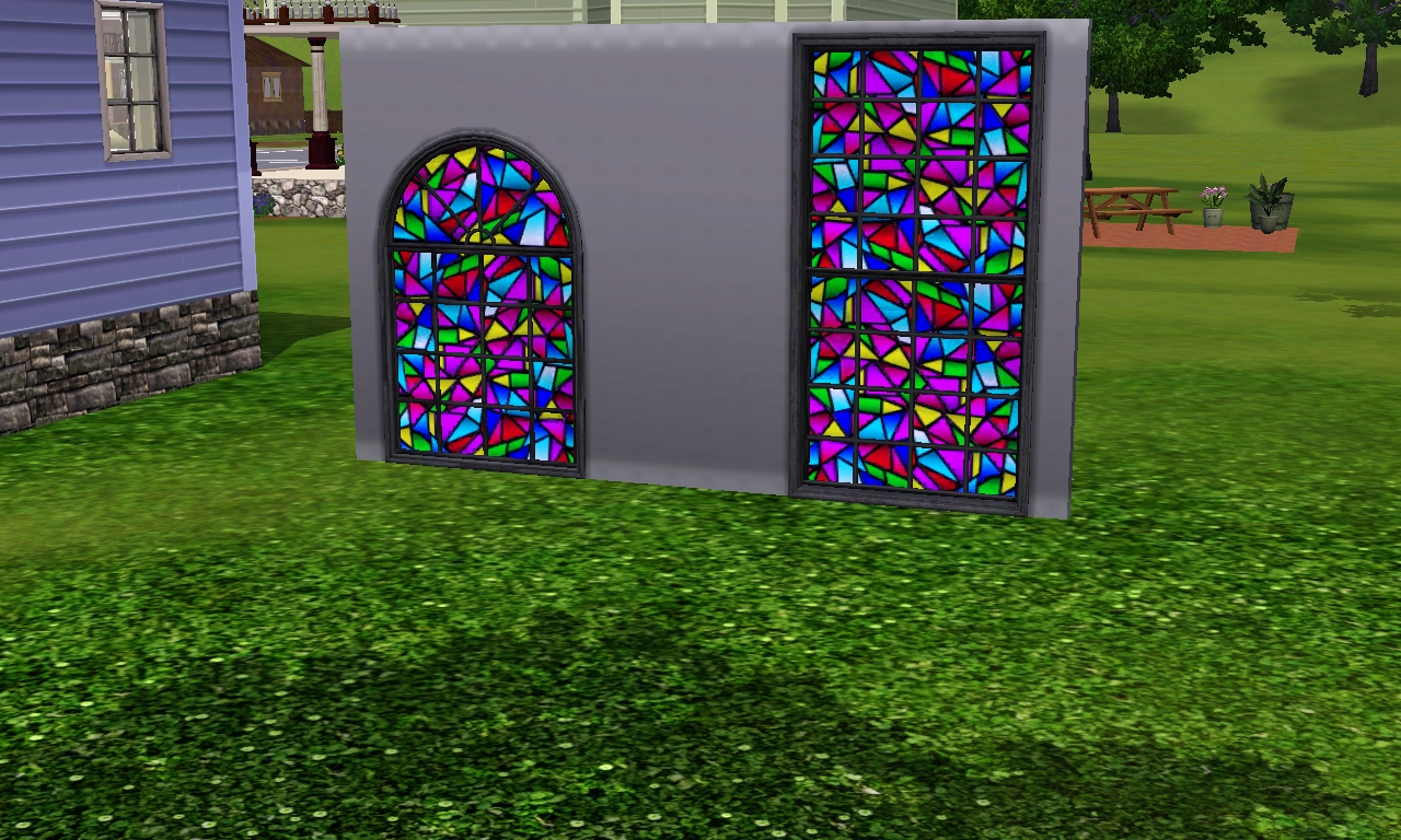 Mod The Sims - Functional frosted windows/stained glass