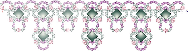 Bead Patterns and Ideas : Jade Lace Necklace Pattern