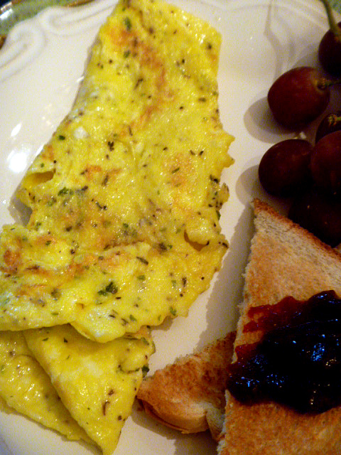 Slice of Southern: Herb Omelet