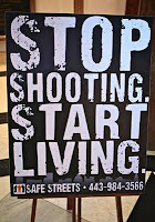 Baltimore Crime: Stop Shooting. Start Living.