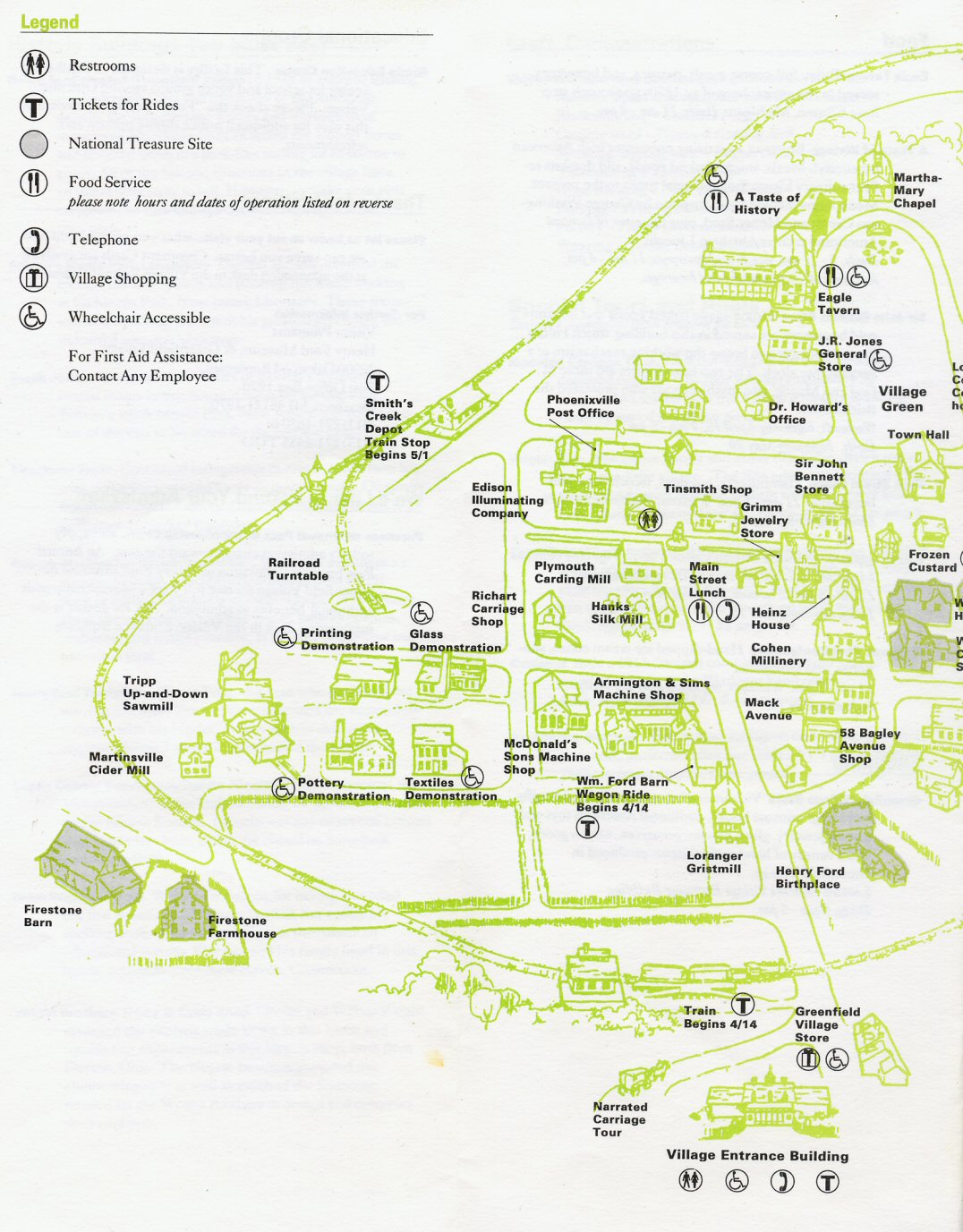 Maps Through Time: The Ever-changing Lay Out of Greenfield Village